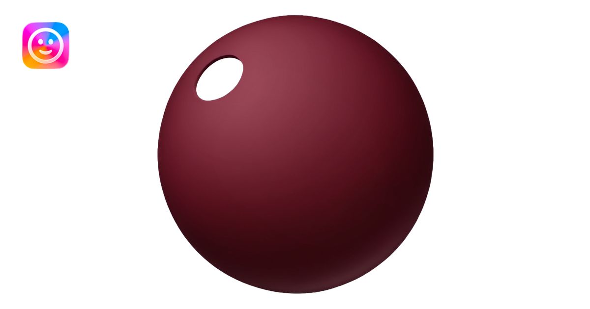 Maroon emoji | AI Emoji Generator