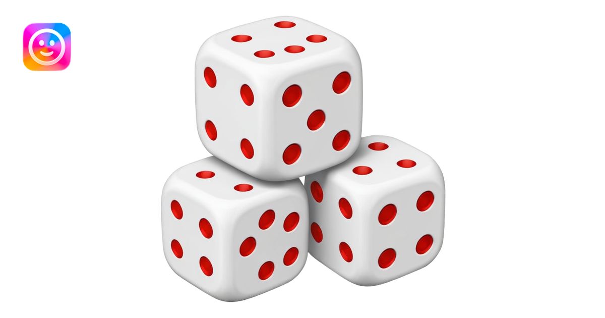Dice emoji | AI Emoji Generator