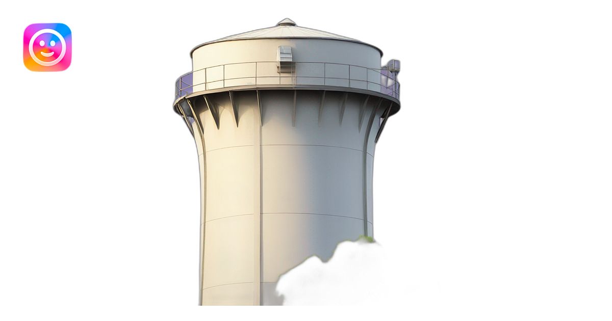 Underscores fishmonger water tower emoji | AI Emoji Generator