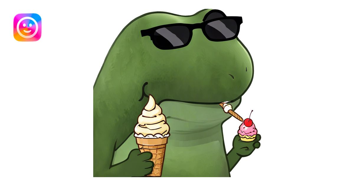 Mouse eating ice cream meme | AI Emoji Generator
