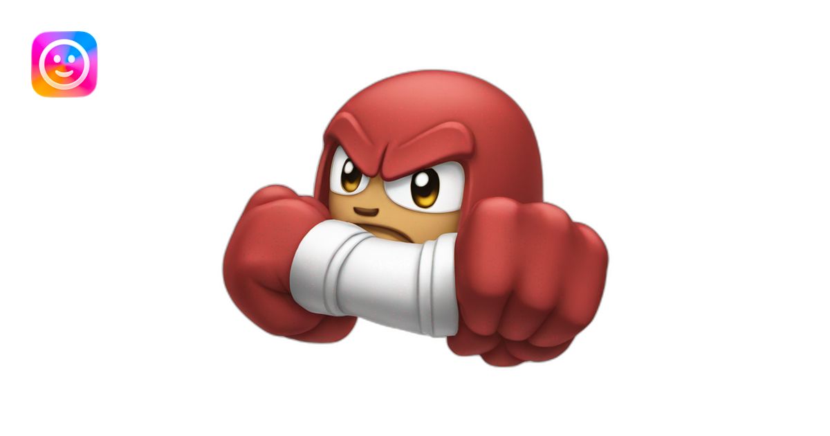 Knuckles emoji | AI Emoji Generator