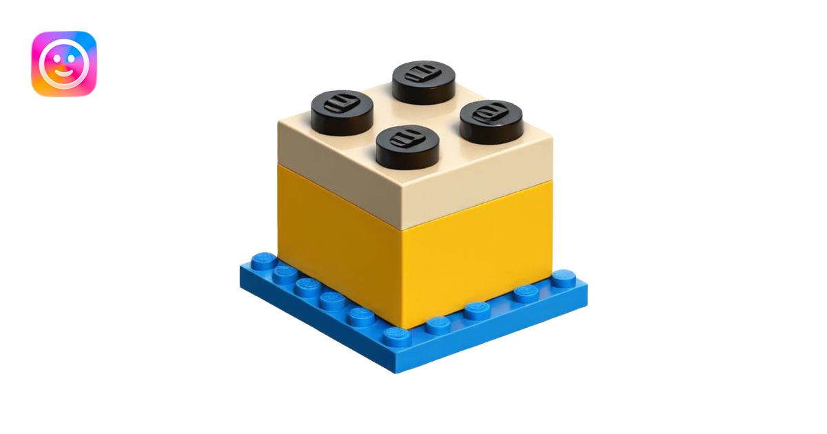 A simple LEGO build emoji | AI Emoji Generator