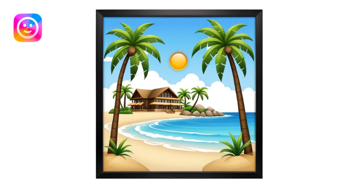 Resort emoji | AI Emoji Generator