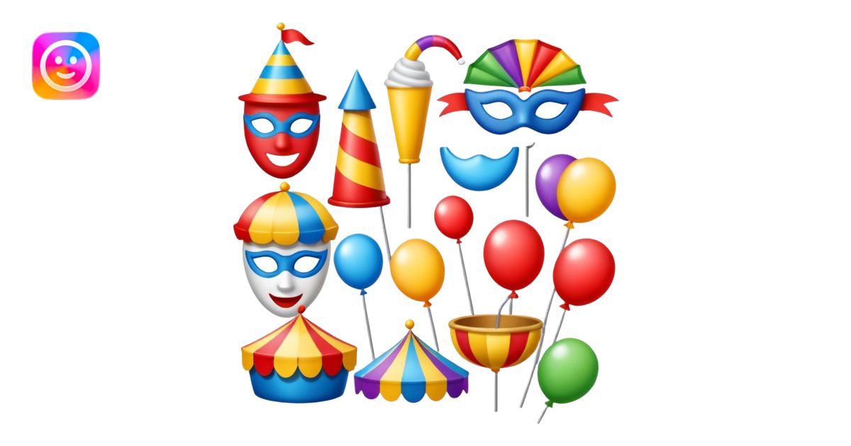 carnival,items emoji | AI Emoji Generator