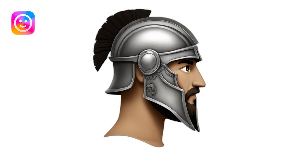 centurion-profile-penandink emoji | AI Emoji Generator