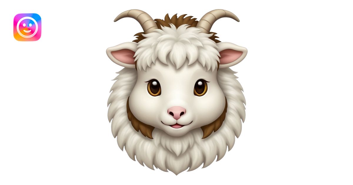 mohair goat emoji emoji | AI Emoji Generator