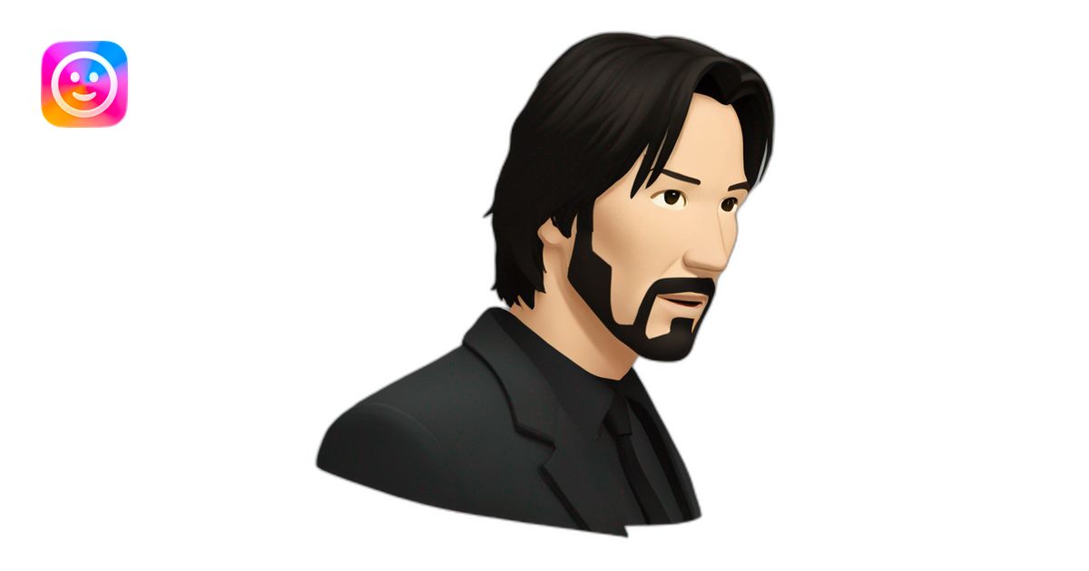 Keanu Reeves Neo Matrix emoji | AI Emoji Generator