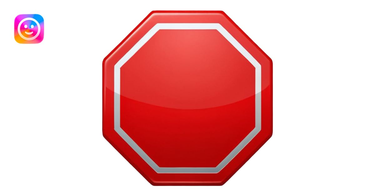 stop sign emoji | AI Emoji Generator