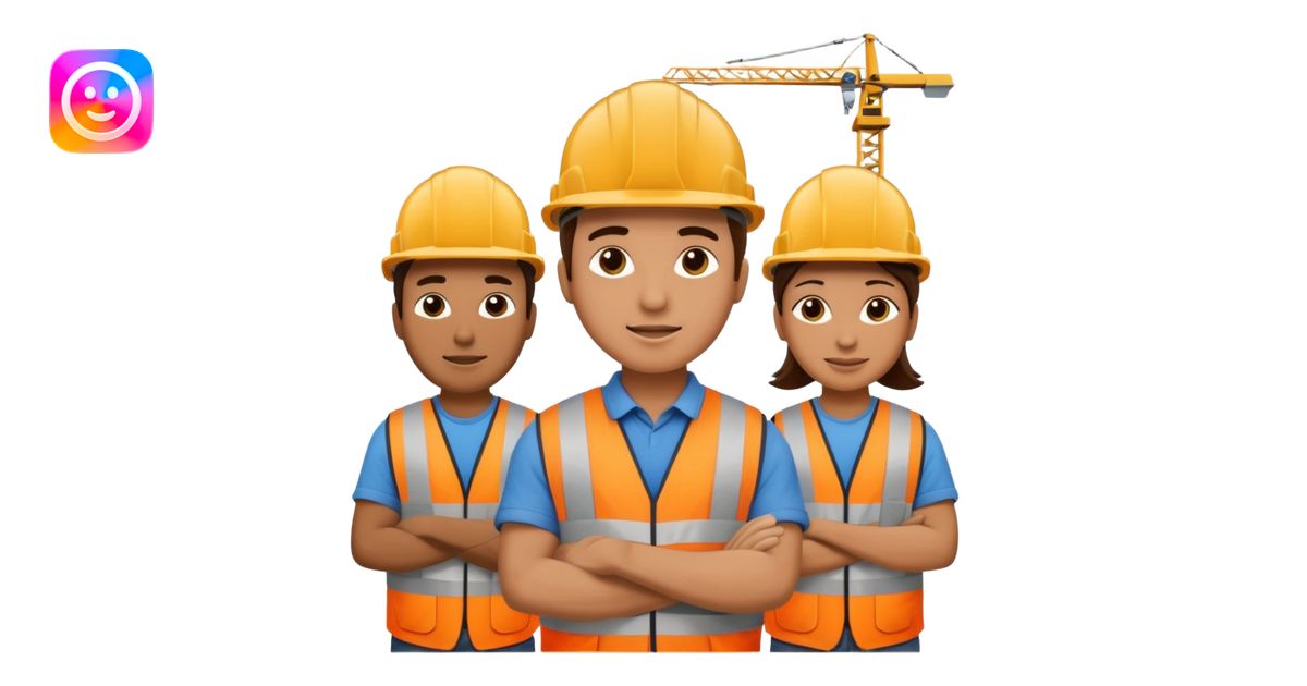 construction crew emoji | AI Emoji Generator