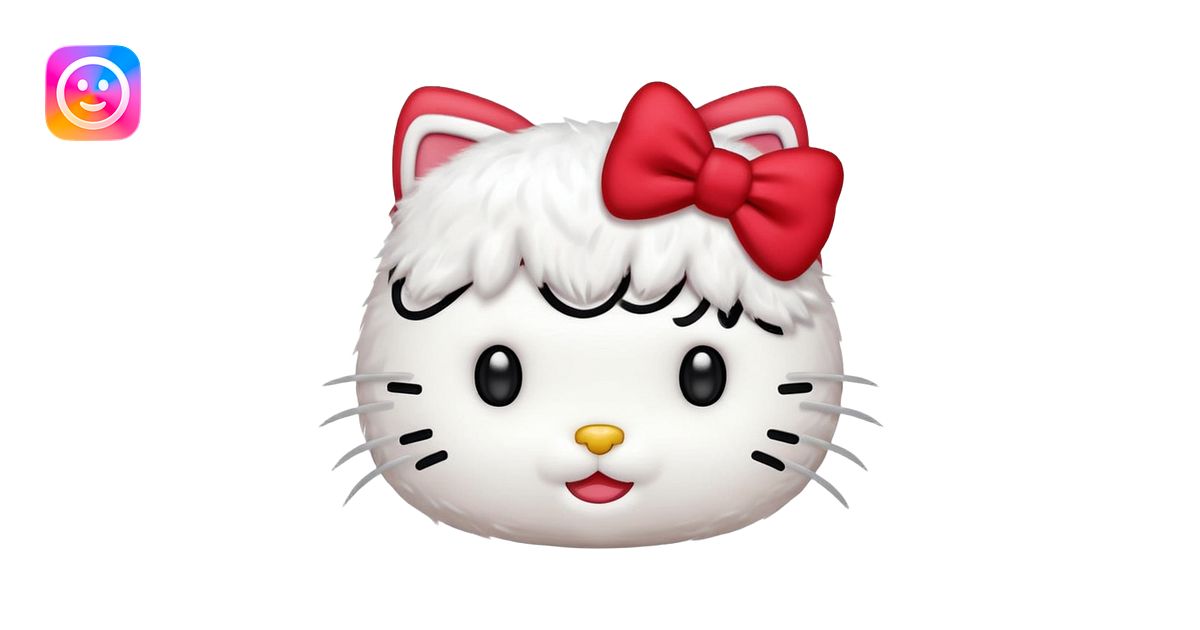 Hello kitty emoji | AI Emoji Generator