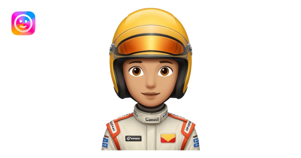 car racing driver emoji | AI Emoji Generator