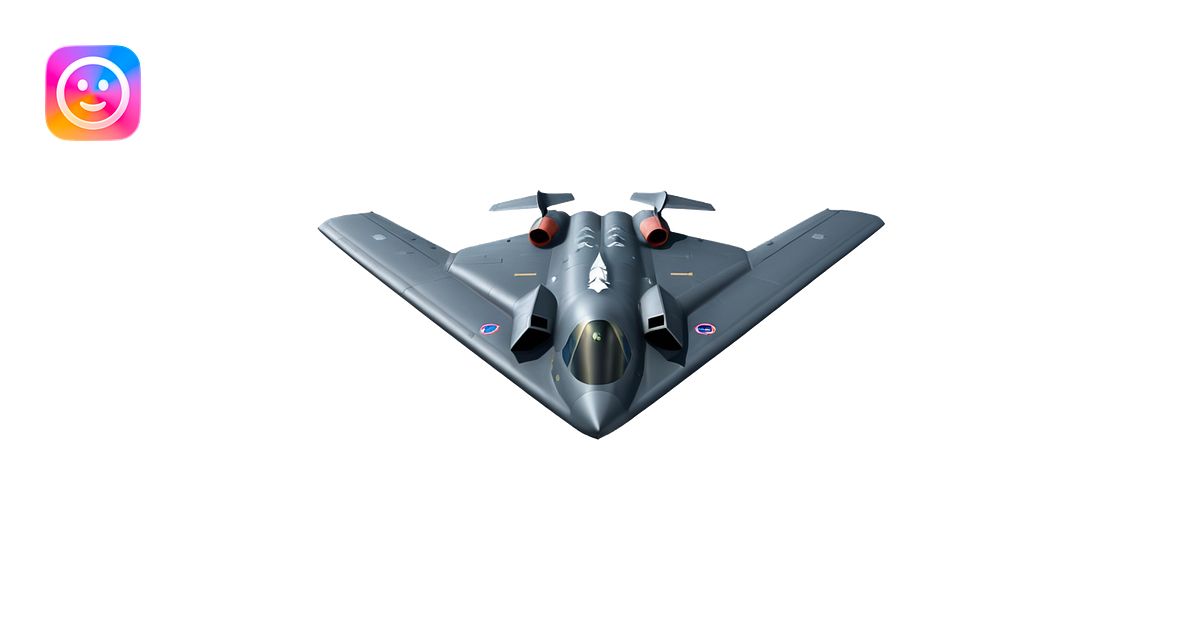 Assault Northrop Jet b-2 spirit emoji | AI Emoji Generator