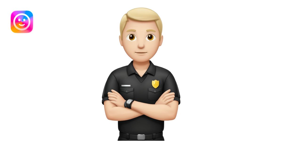 referee with crossed arms up emoji | AI Emoji Generator
