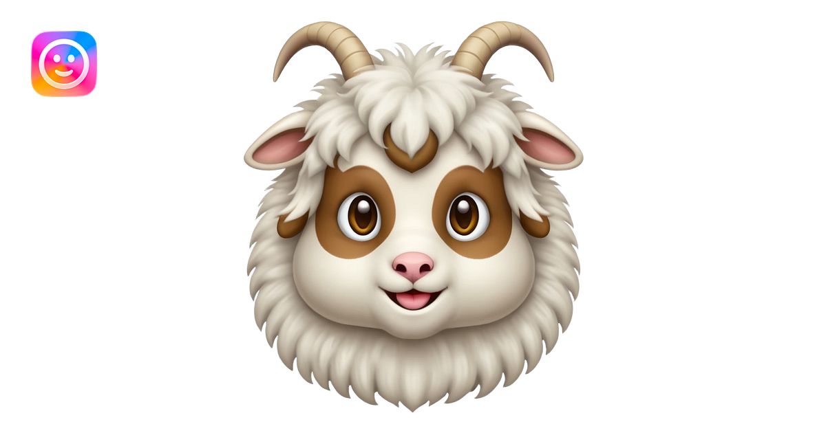 mohair goat emoji emoji | AI Emoji Generator