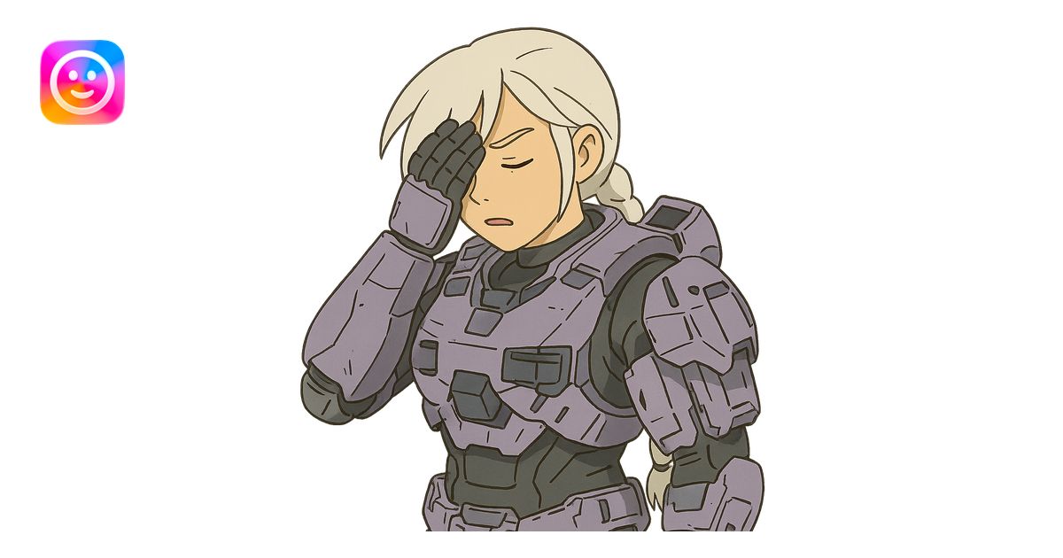 female, wearing reach spartan armor shoulder-unequip, long white braid ...
