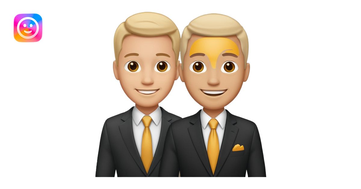 My brother and I are going 50% emoji | AI Emoji Generator