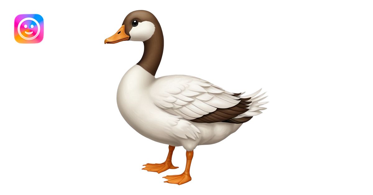 goose with a human feet emoji | AI Emoji Generator