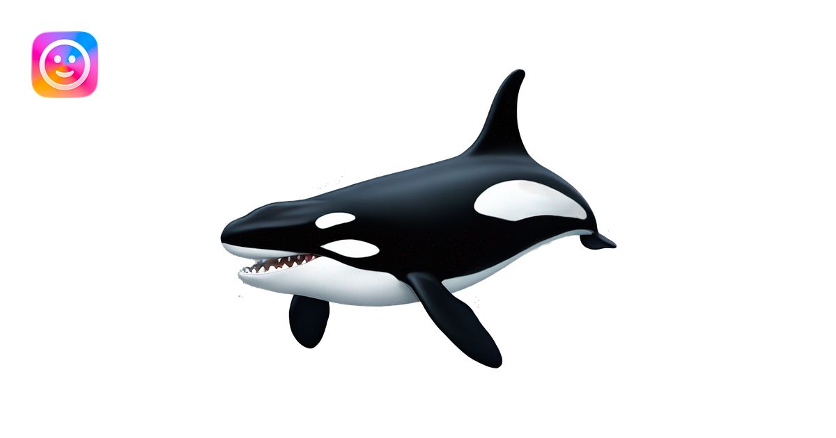 Orca emoji | AI Emoji Generator