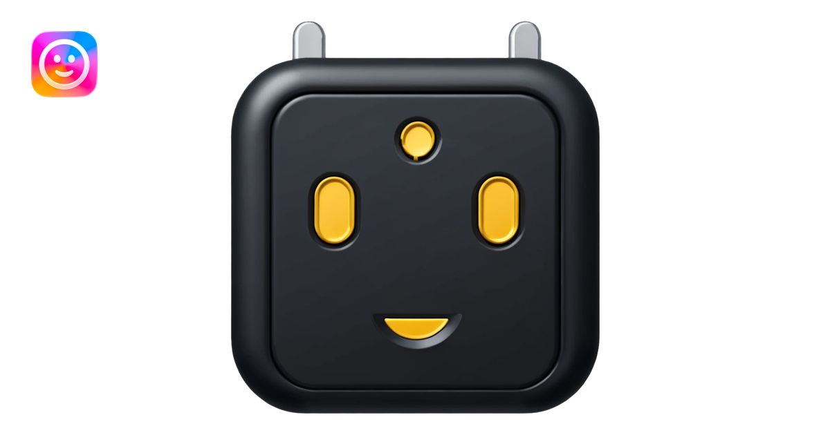 black electric plug emoji | AI Emoji Generator