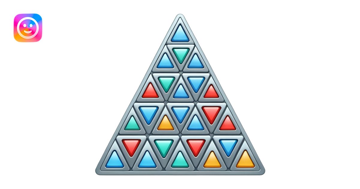 bureaucratic system in a triangle emoji | AI Emoji Generator