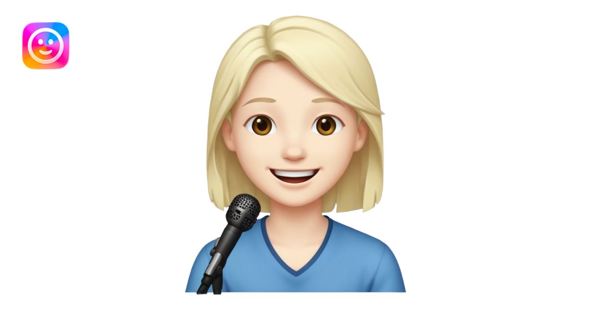 Avatar singing emoji | AI Emoji Generator
