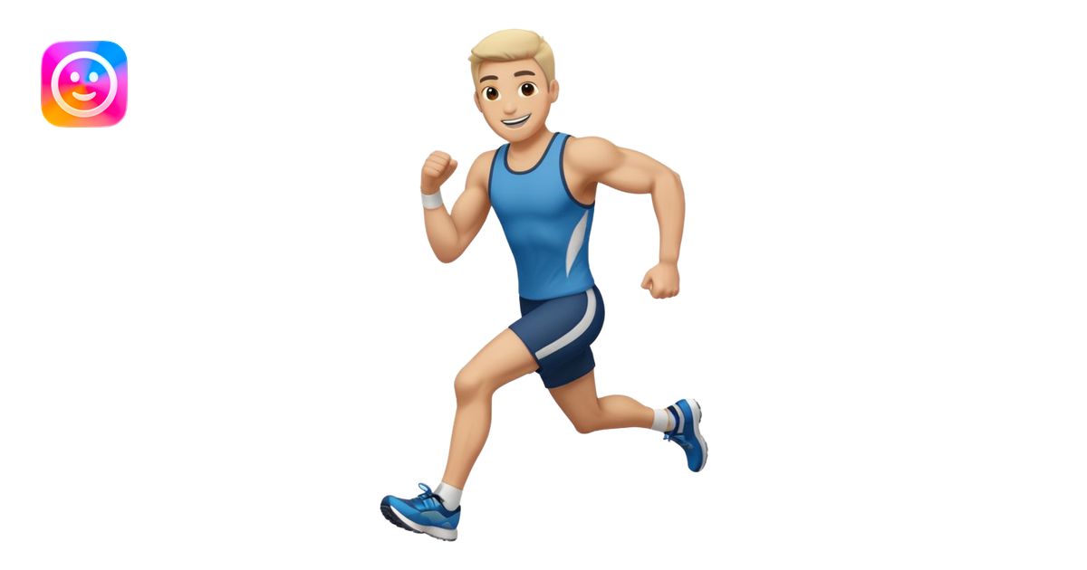 running emoji runner emoji person running emoji emoji | AI Emoji Generator