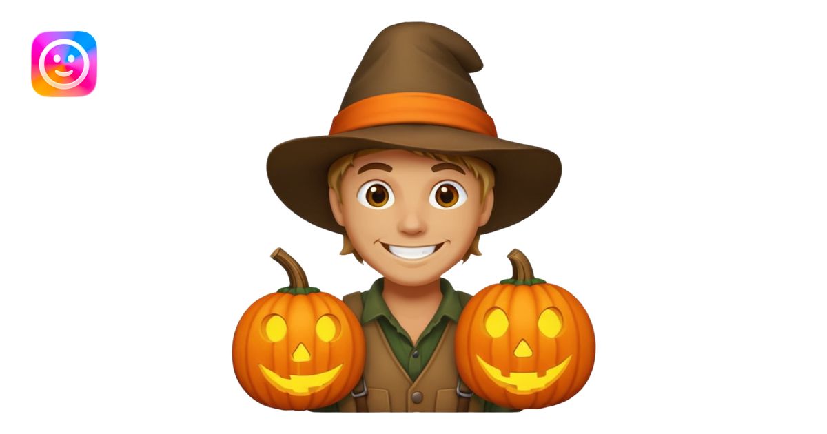 Hunter With Jack o Lantern emoji | AI Emoji Generator