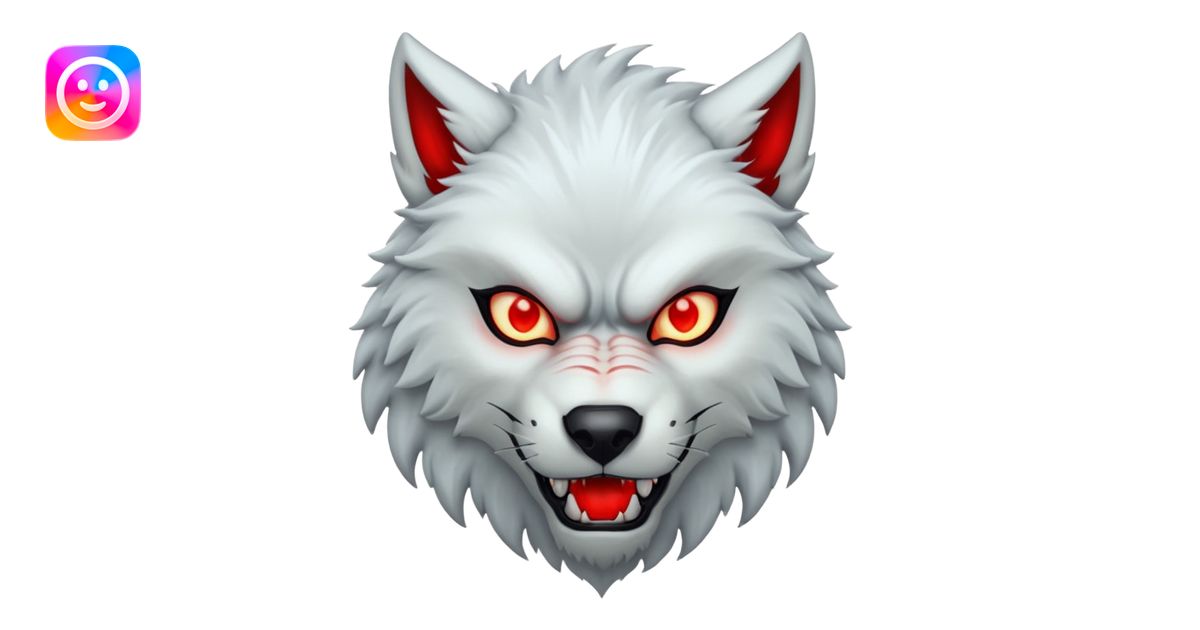 ESO white Werewolf emoji | AI Emoji Generator