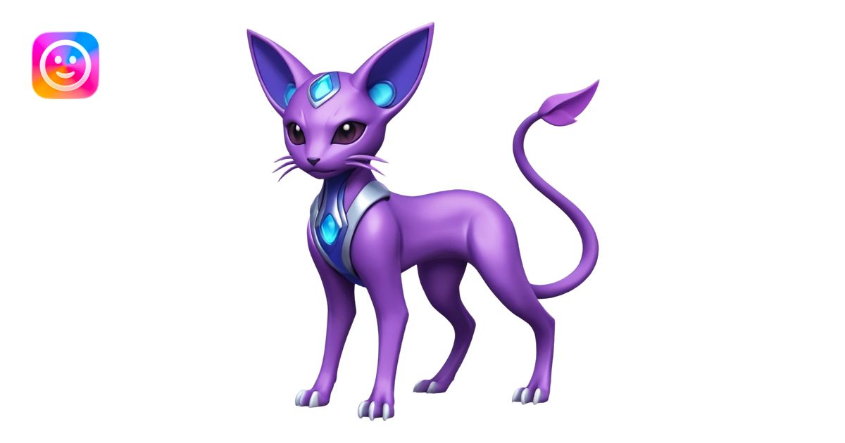 Futuristic Modern Miraidon-Genesect-Espeon-Mewtwo-Fakémon-hybrid ...