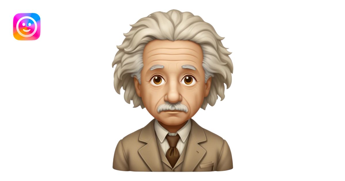 Cinematic Realistic portrait of Albert Einstein, shown as an iconic ...