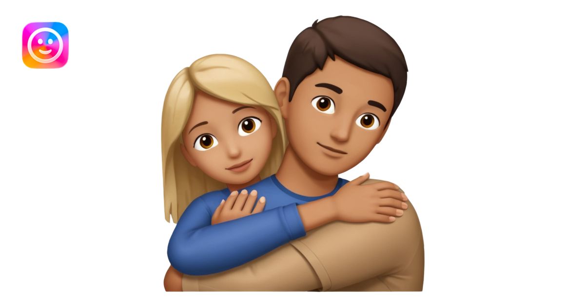 A Hand on placed on another persons shoulder zoomed in emoji | AI Emoji ...
