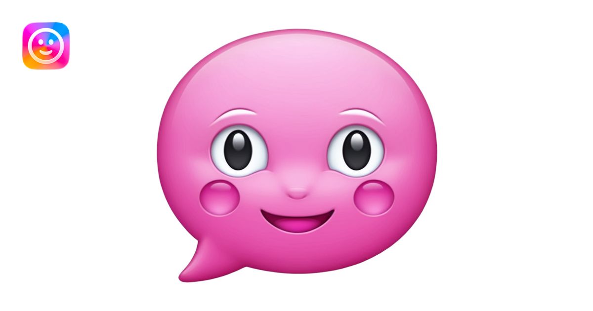 pink chat gpt emoji | AI Emoji Generator