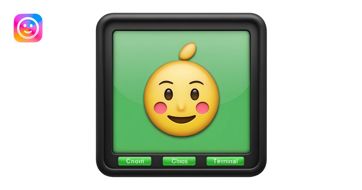 need at cmd command prompt emoji. Like "C:\" on a terminal screen emoji ...