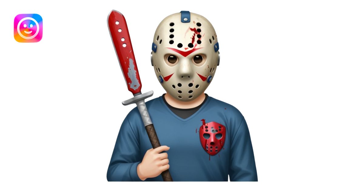 Jason Friday the 13th emoji | AI Emoji Generator