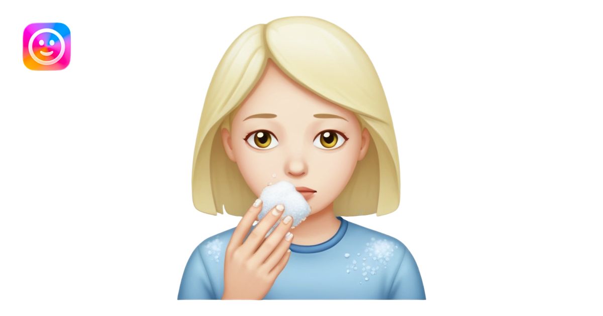 Face smelling salt emoji | AI Emoji Generator