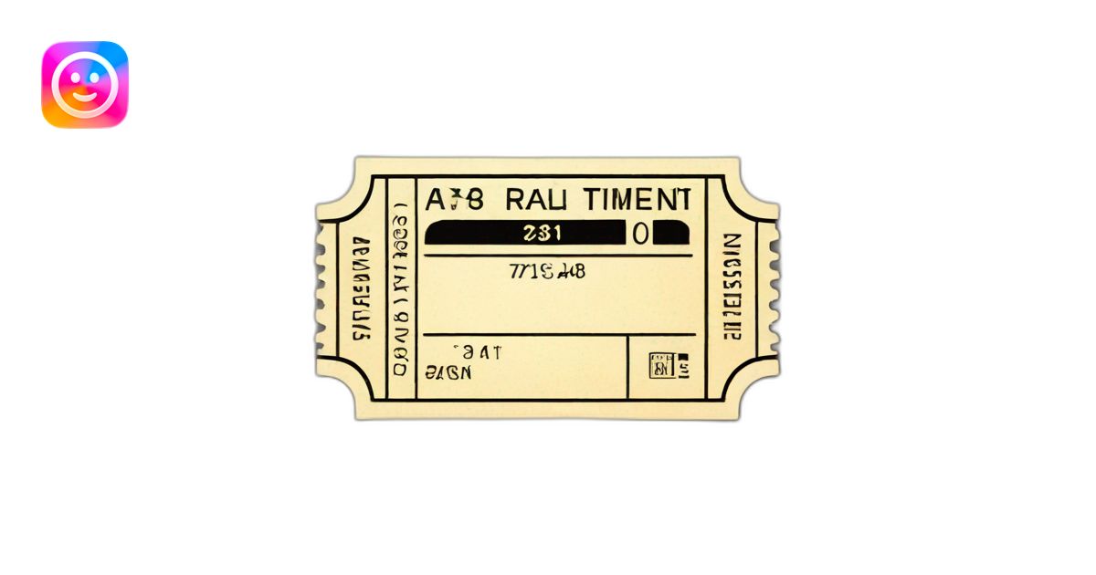 ticket emoji | AI Emoji Generator