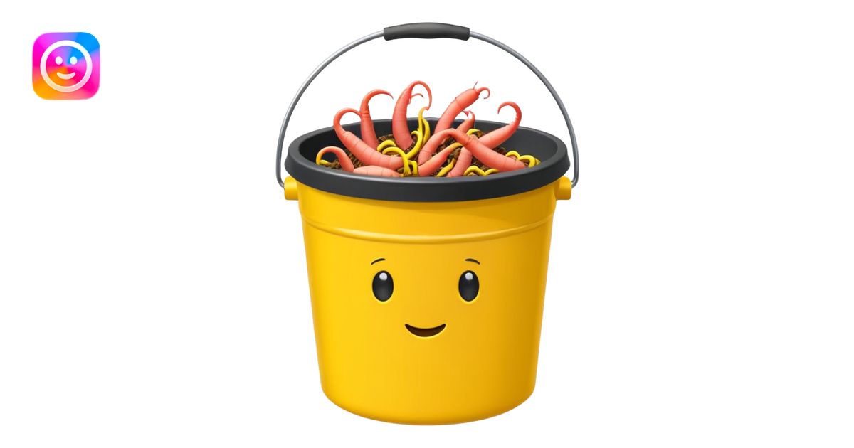 bait bucket fishing emoji | AI Emoji Generator