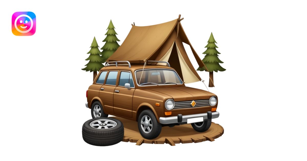 camp car emoji | AI Emoji Generator