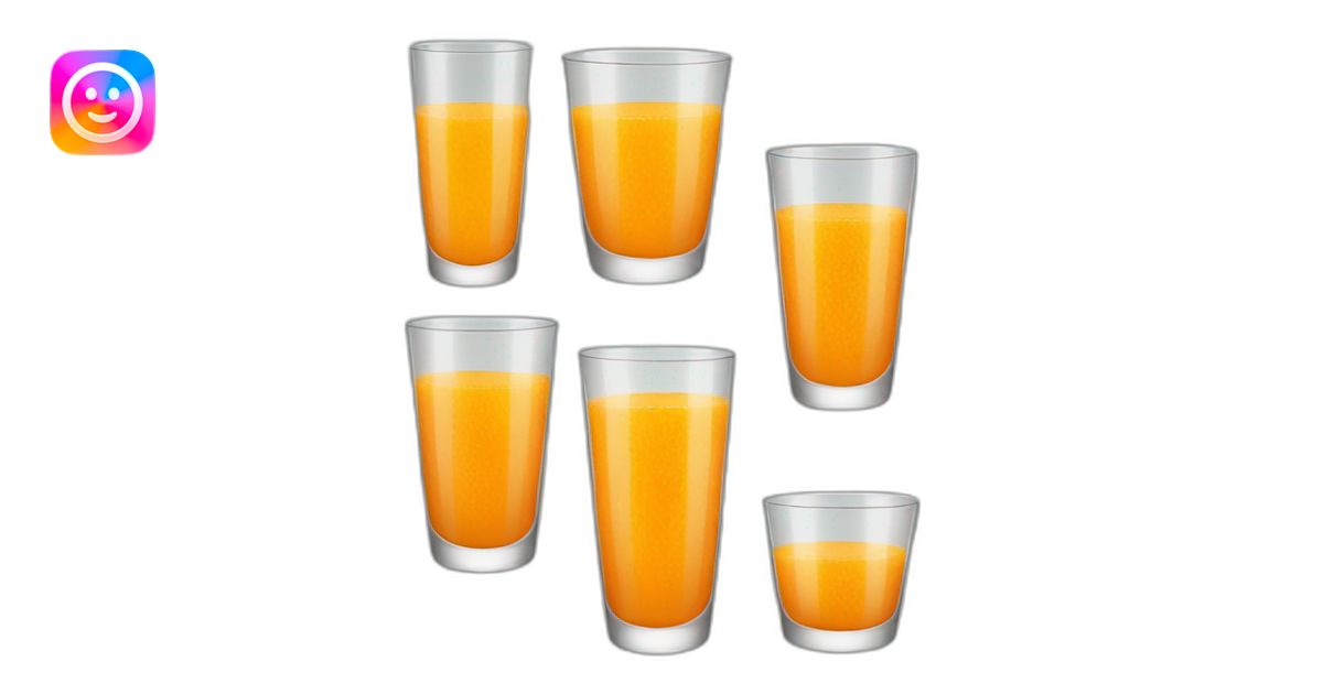 glass orange juice emoji | AI Emoji Generator