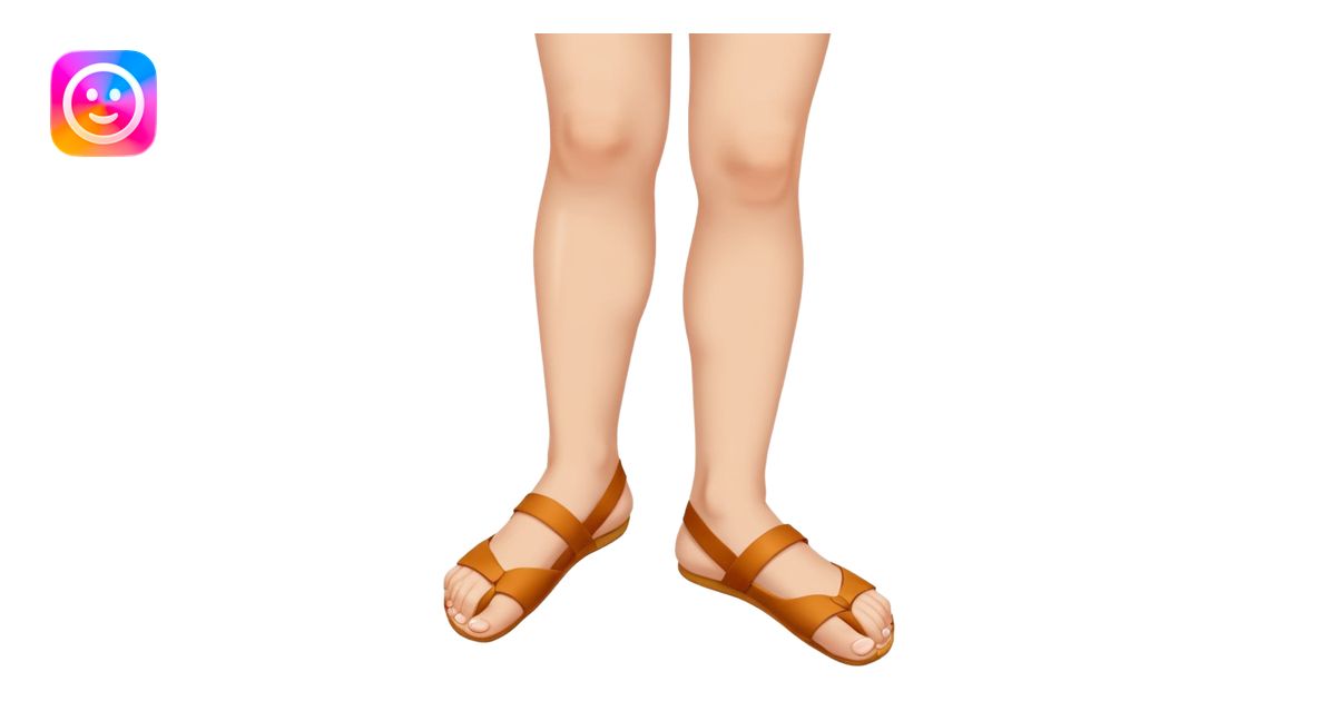 Crossing my toes for good luck emoji | AI Emoji Generator