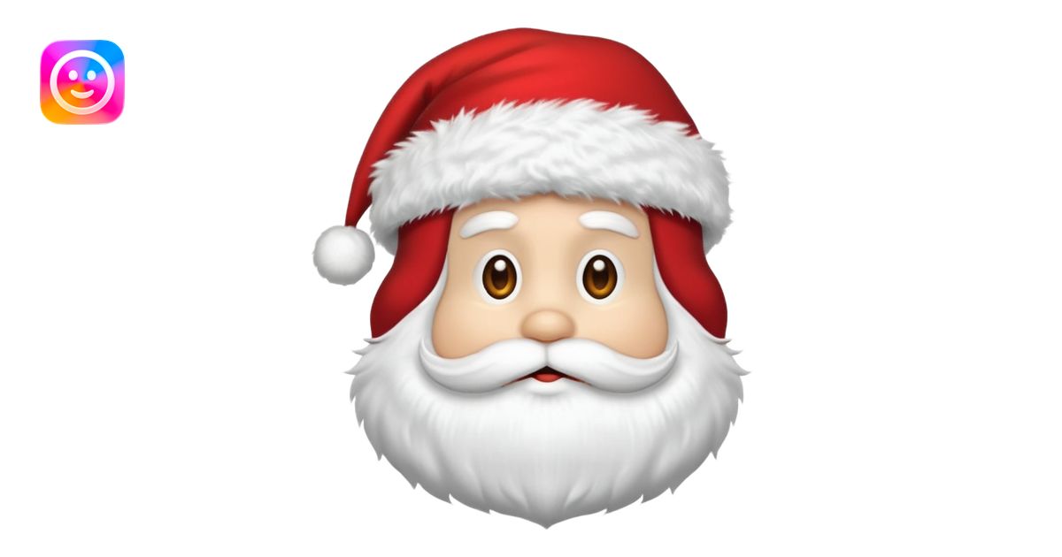 Santa hat emoji | AI Emoji Generator
