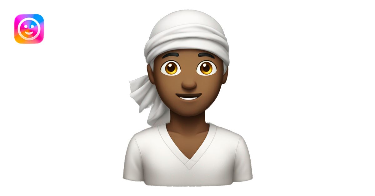 male in open shirt and durag emoji | AI Emoji Generator