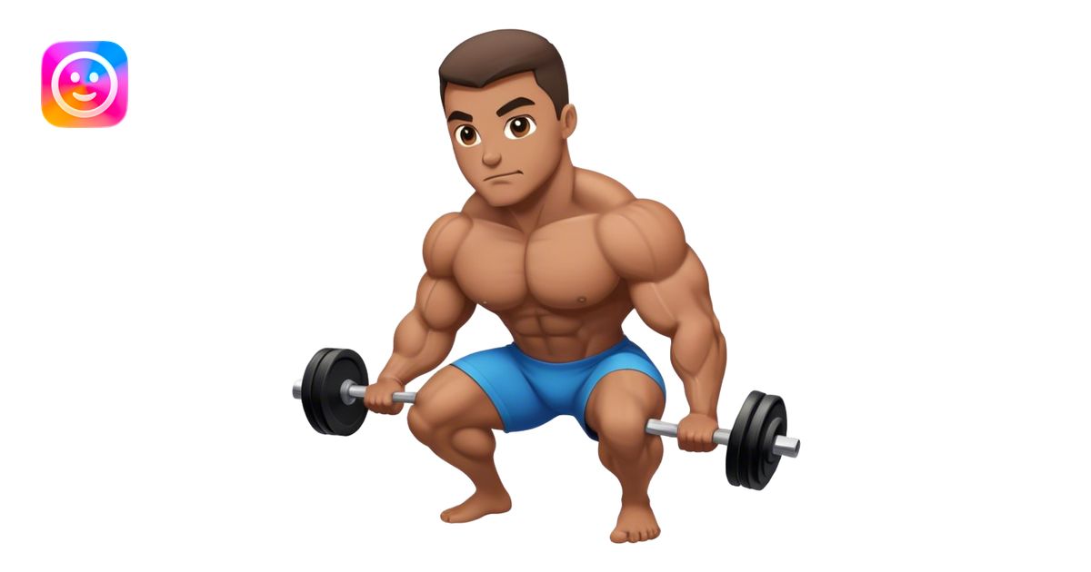 bodybuilder mobility emoji | AI Emoji Generator