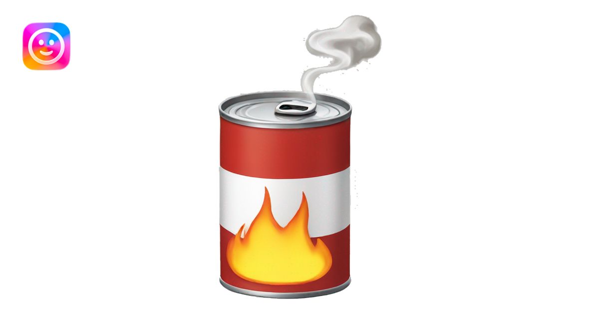 Can burning emoji | AI Emoji Generator