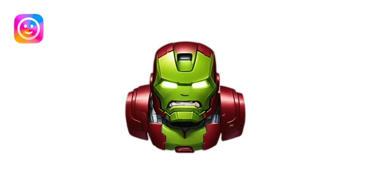 Iron man hulk buster emoji | AI Emoji Generator