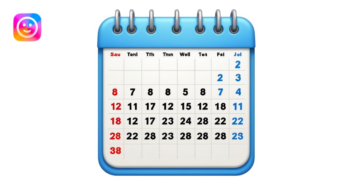 online booking schedule emoji | AI Emoji Generator