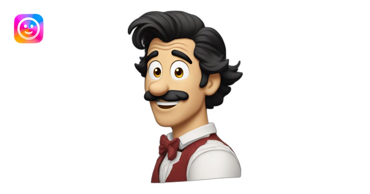 Gaston Lagaffe emoji | AI Emoji Generator