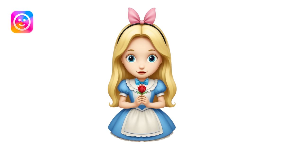 Alice in wonderland emoji | AI Emoji Generator