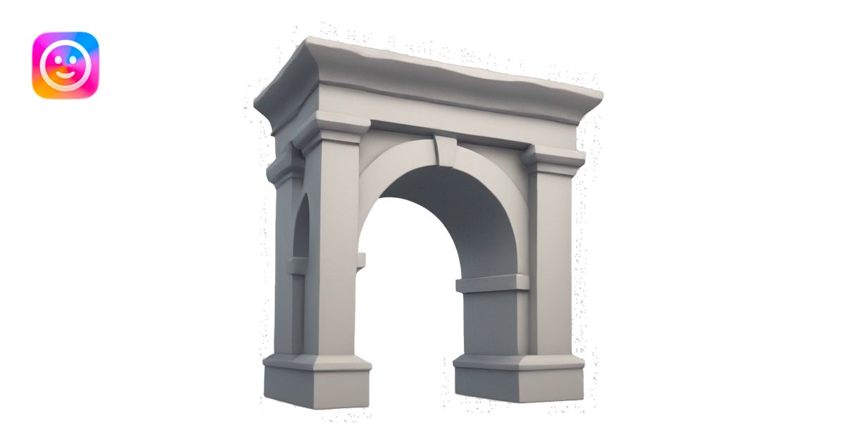 arch with keystone emoji | AI Emoji Generator