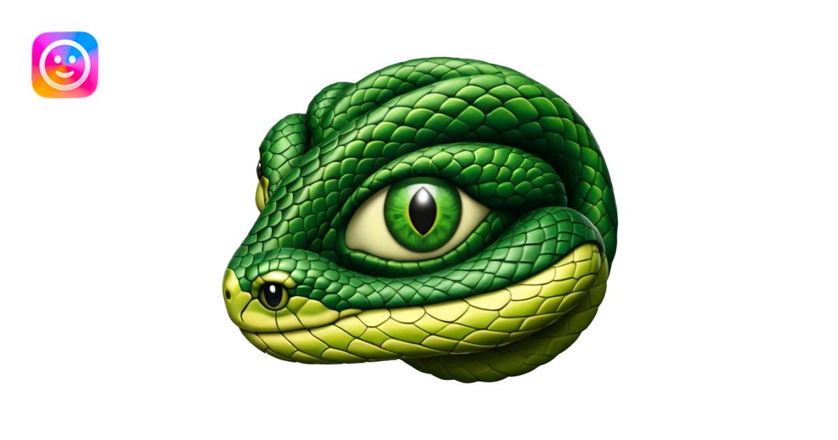 eye of a snake emoji | AI Emoji Generator
